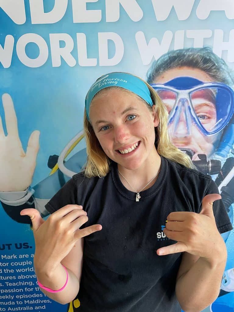 Blue Horizon Diving x Bondi Bands Wicking Headband